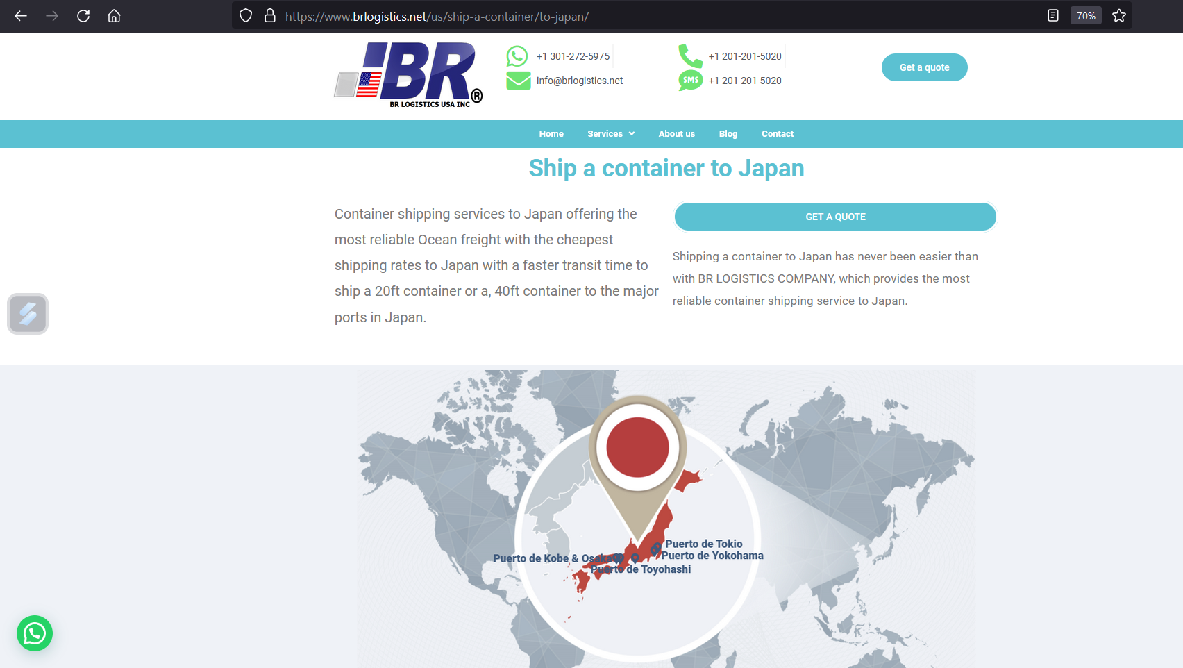 Ship a container to Japan [UPDATED 2024] | BR LOGISTICS USA